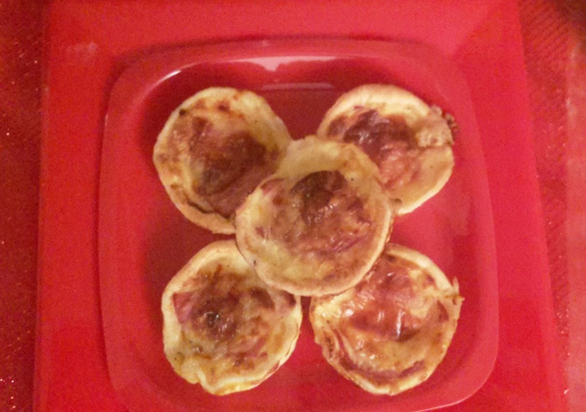 Mini quiches bacon, raclette – Meg Blogger